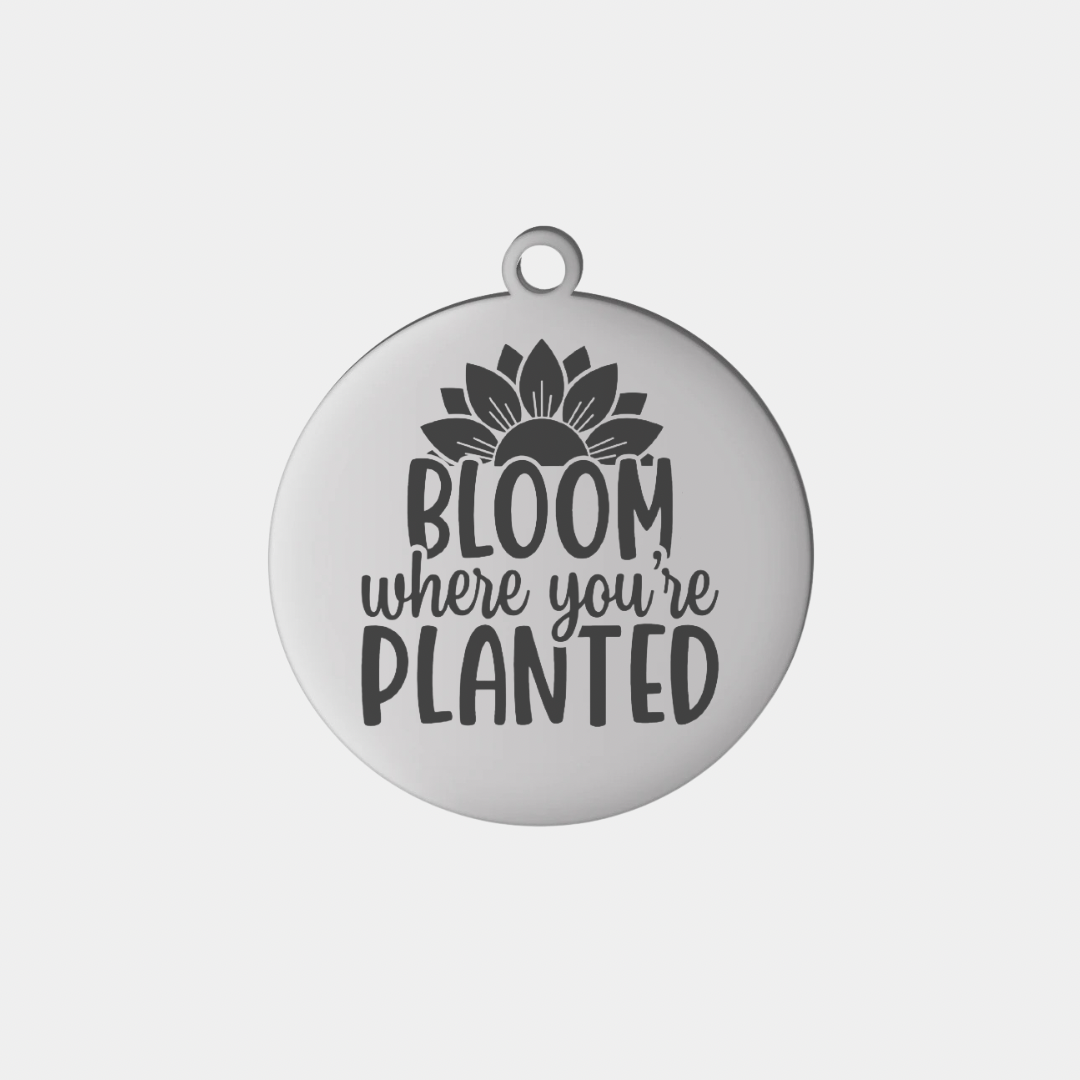 BLOOM STAINLESS STEEL CHARM – embellisHER jewelry