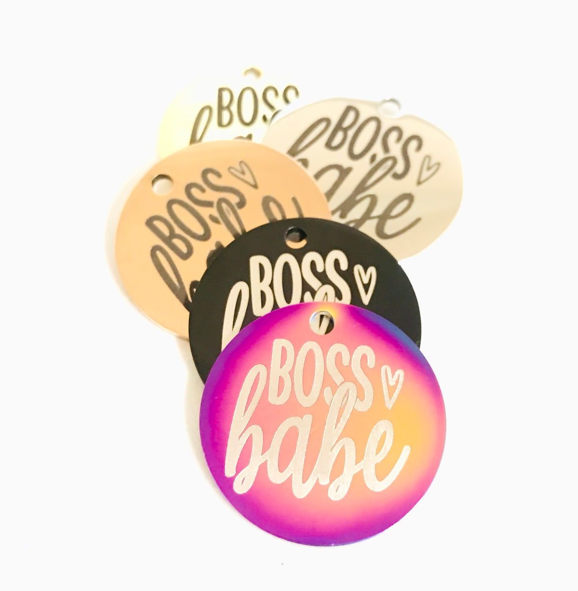 Boss Babe - Inspirational Charm – embellisHER jewelry